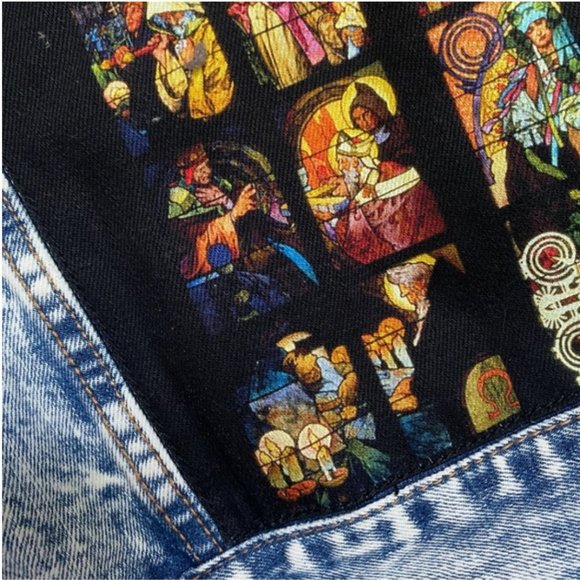 Forever 21 | Jackets & Coats | New Forever 2 Alphonse Mucha Stained ...